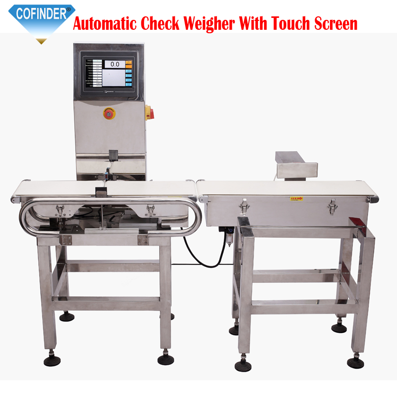 Seafood Fish Automatic Checkweigher With Touch Screen Weight Checker ...